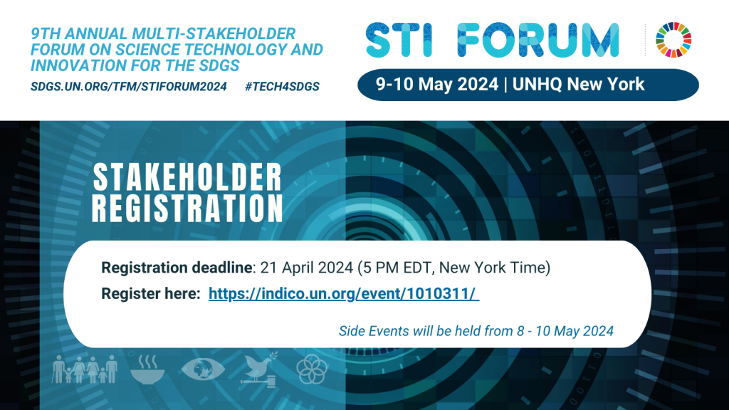9th Multi-stakeholder Forum on Science, Technology and Innovation for the Sustainable ...